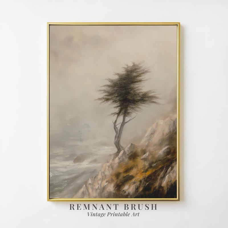 Windswept Tree - Etsy