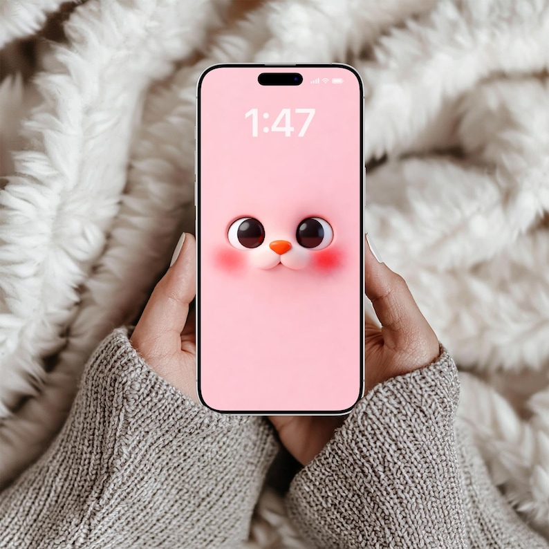 Cute Blinking Eyes Live Wallpaper | iPhone Android Animated Wallpaper ...