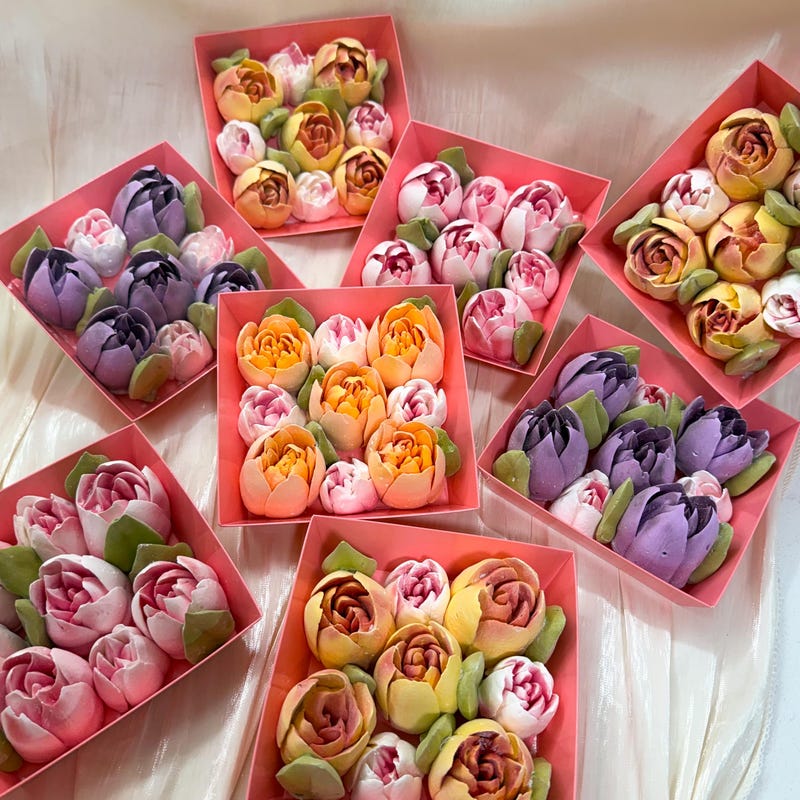 Zefir Flowers for Cakes - Etsy