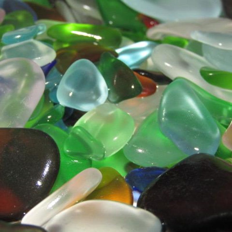 Tumbled Glass - Etsy