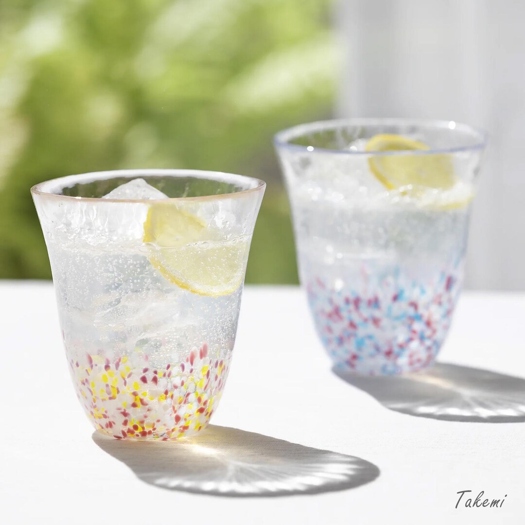Tsugaru Vidro Sakura Tumbler Set of 2 – Nanohana & Blue Sky Design ...