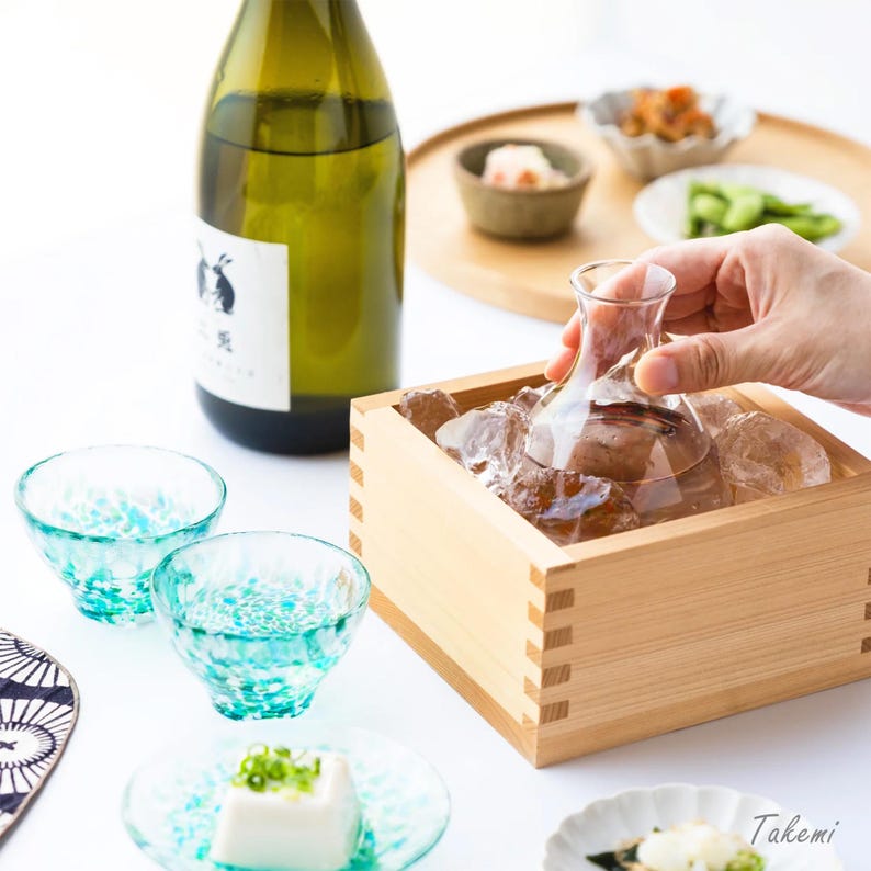 Japanese Sake Set – Handcrafted Tokuri Decanter & Ochoko – Cold Sake ...
