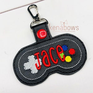 Gamer Bag Tag, Video Game Controller, Personalized Backpack Tag, Key ...