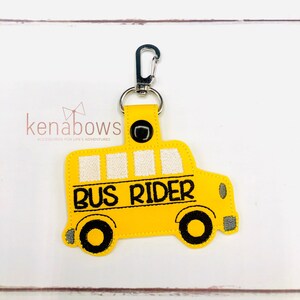 Bus Rider Bag Tag, School Bus, Yellow, Glitter, School Backpack Tag ...
