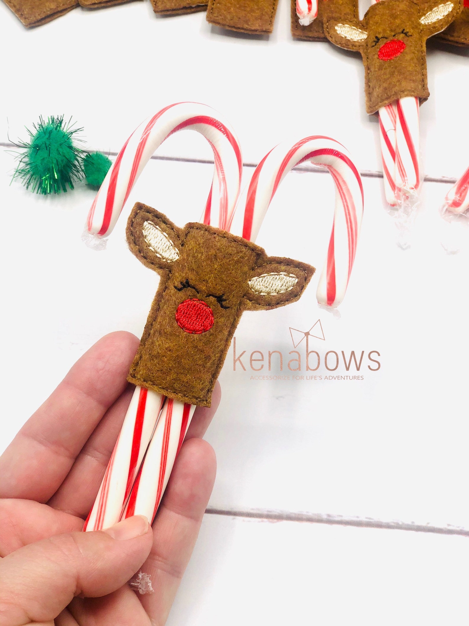 Candy Cane Holders Reindeer Teacher Gifts School Gifts - Etsy