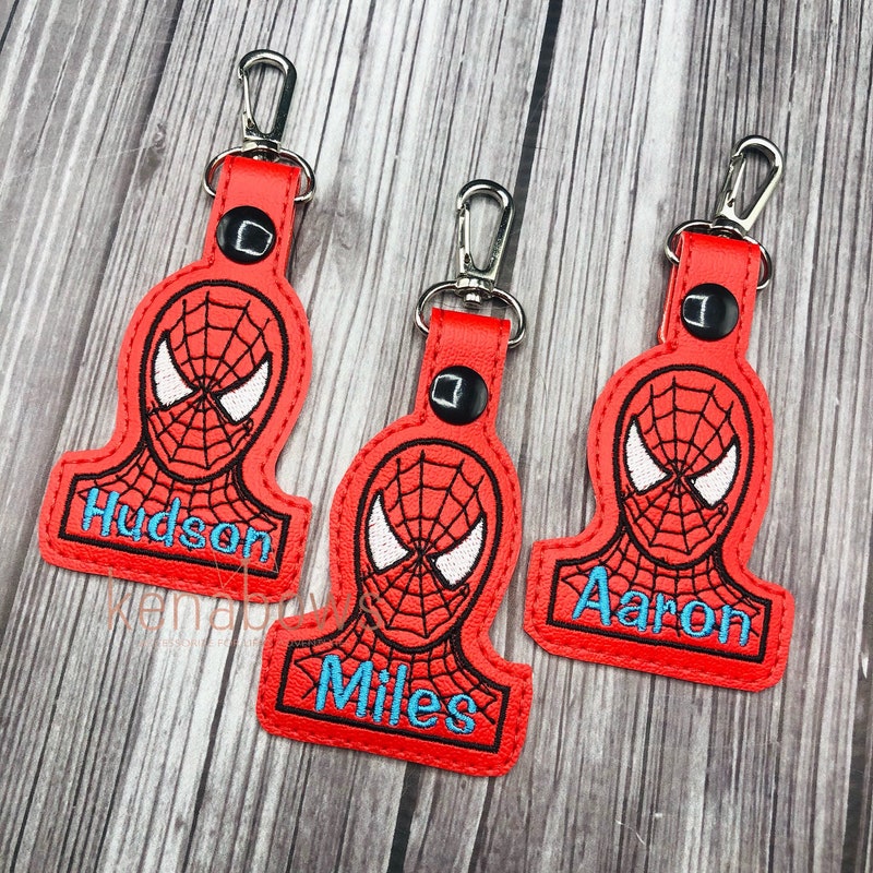 Spider Man Key Chain. - Etsy
