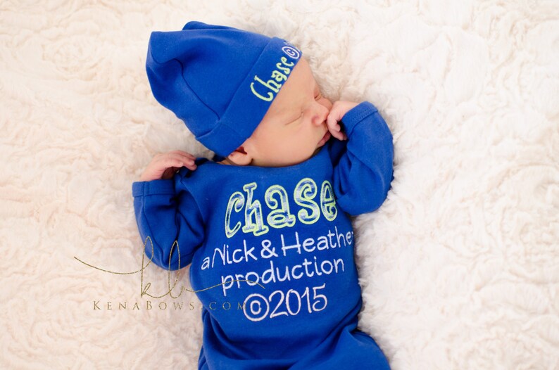 New Baby Boy Outfit Personalized Parent Production Birth - Etsy