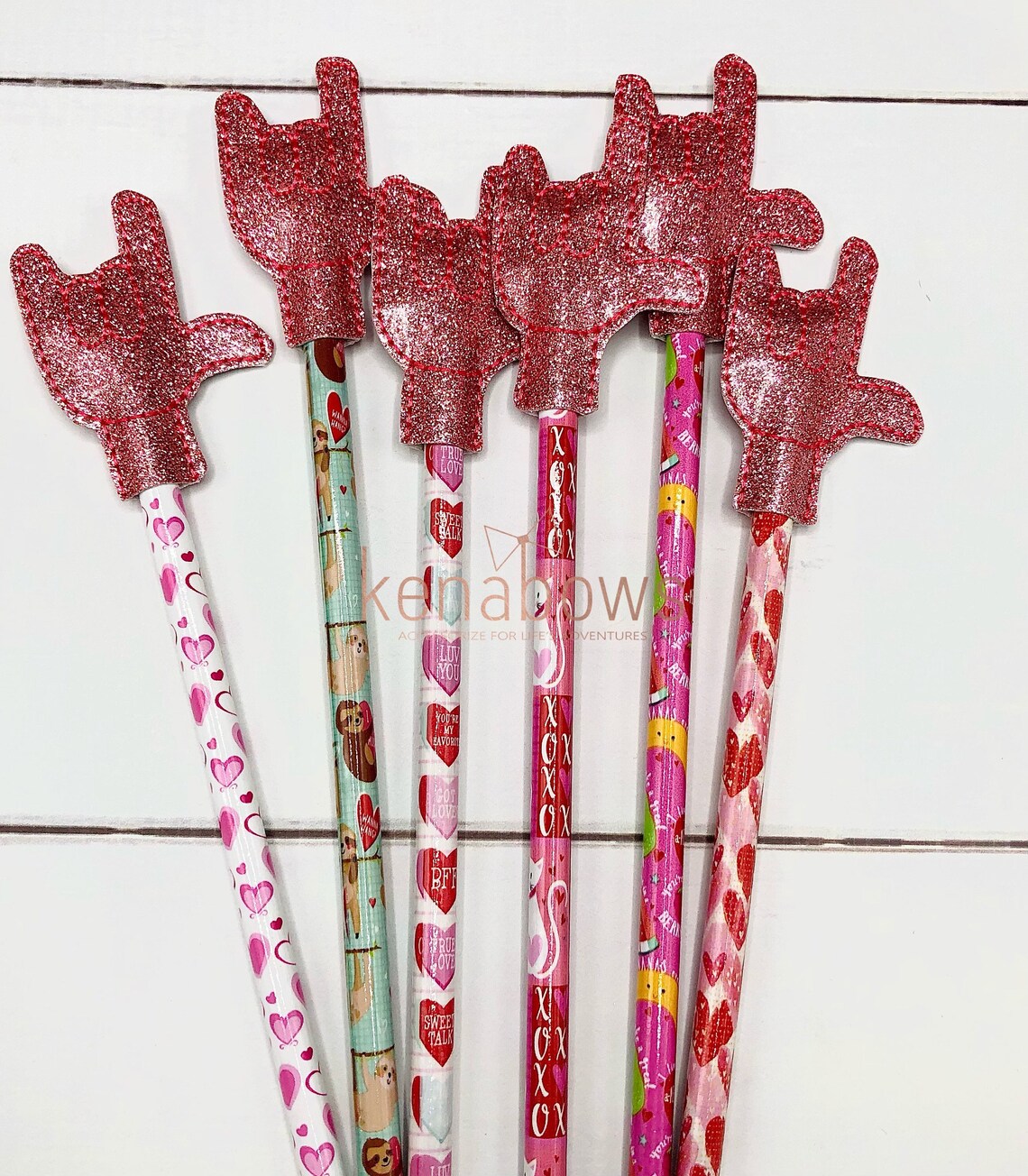 Classroom Valentine Favors Valentine Pencils Toppers - Etsy