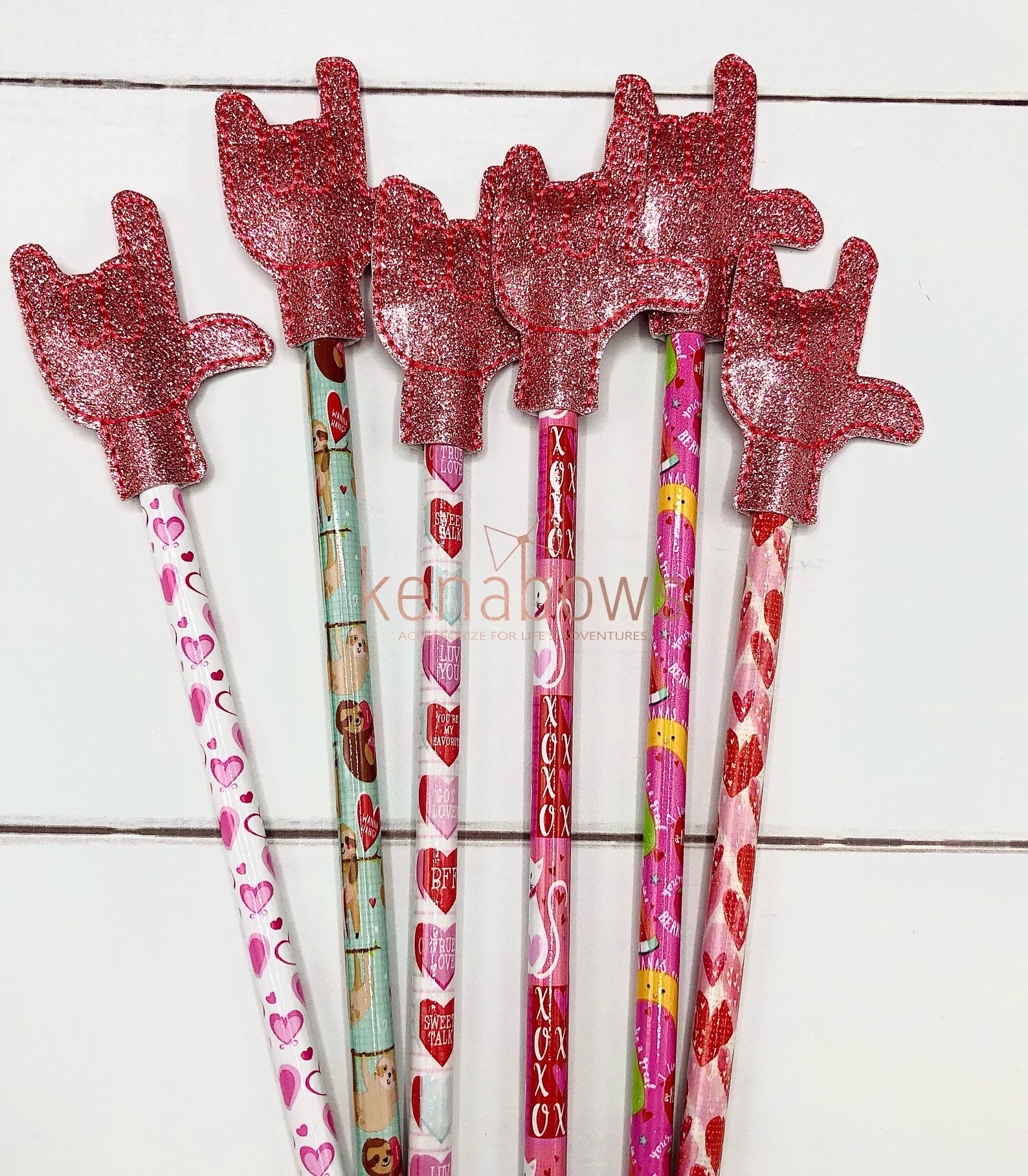 Classroom Valentine Favors, Valentine Pencils Toppers, Valentines Day ...