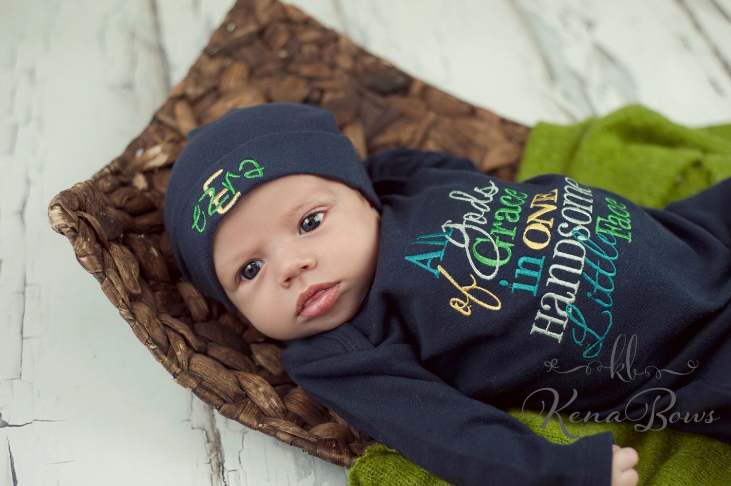 New Baby Gown: Newborn Navy Boy Outfit, Gods Grace in One Handsome Face ...