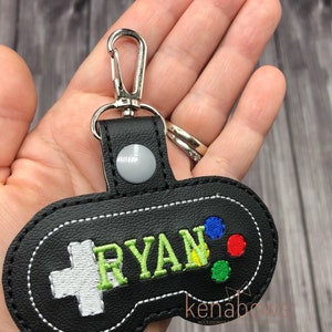 Gamer Bag Tag, Video Game Controller, Personalized Backpack Tag, Key ...