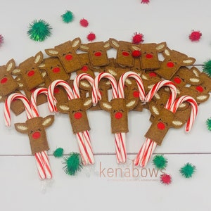 Candy Cane Holders, Reindeer, Teacher Gifts, School Gifts, Stocking ...