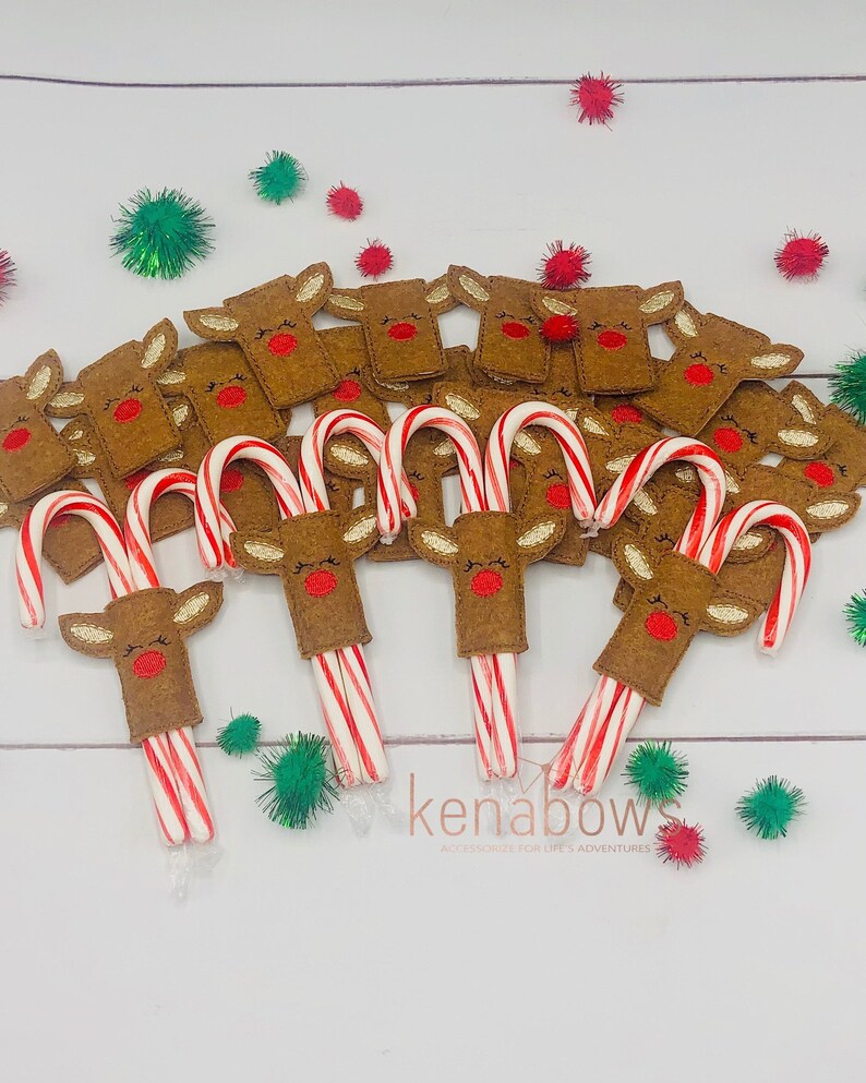 Candy Cane Holders, Reindeer, Teacher Gifts, School Gifts, Stocking ...