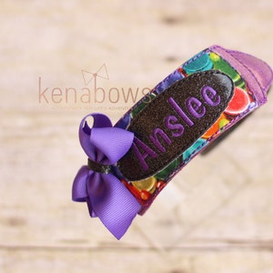 School Headband, Personalized Pink Crayon Headband, Pre-k, Preschool ...