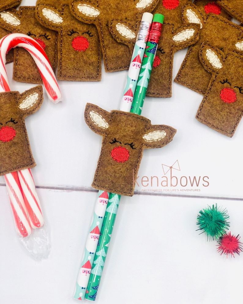 Candy Cane Holders Reindeer Teacher Gifts School Gifts - Etsy