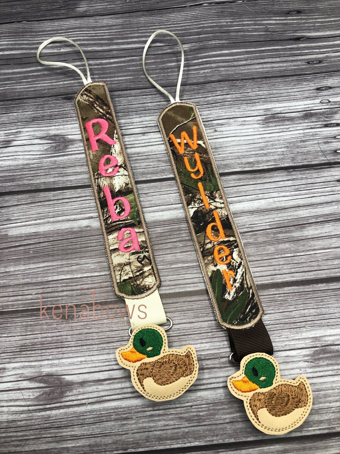 Camo Duck Pacifier Clip Camoflauge Hunter Baby Boy Baby - Etsy