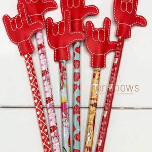 Classroom Valentine Favors, Valentine Pencils Toppers, Valentines Day ...