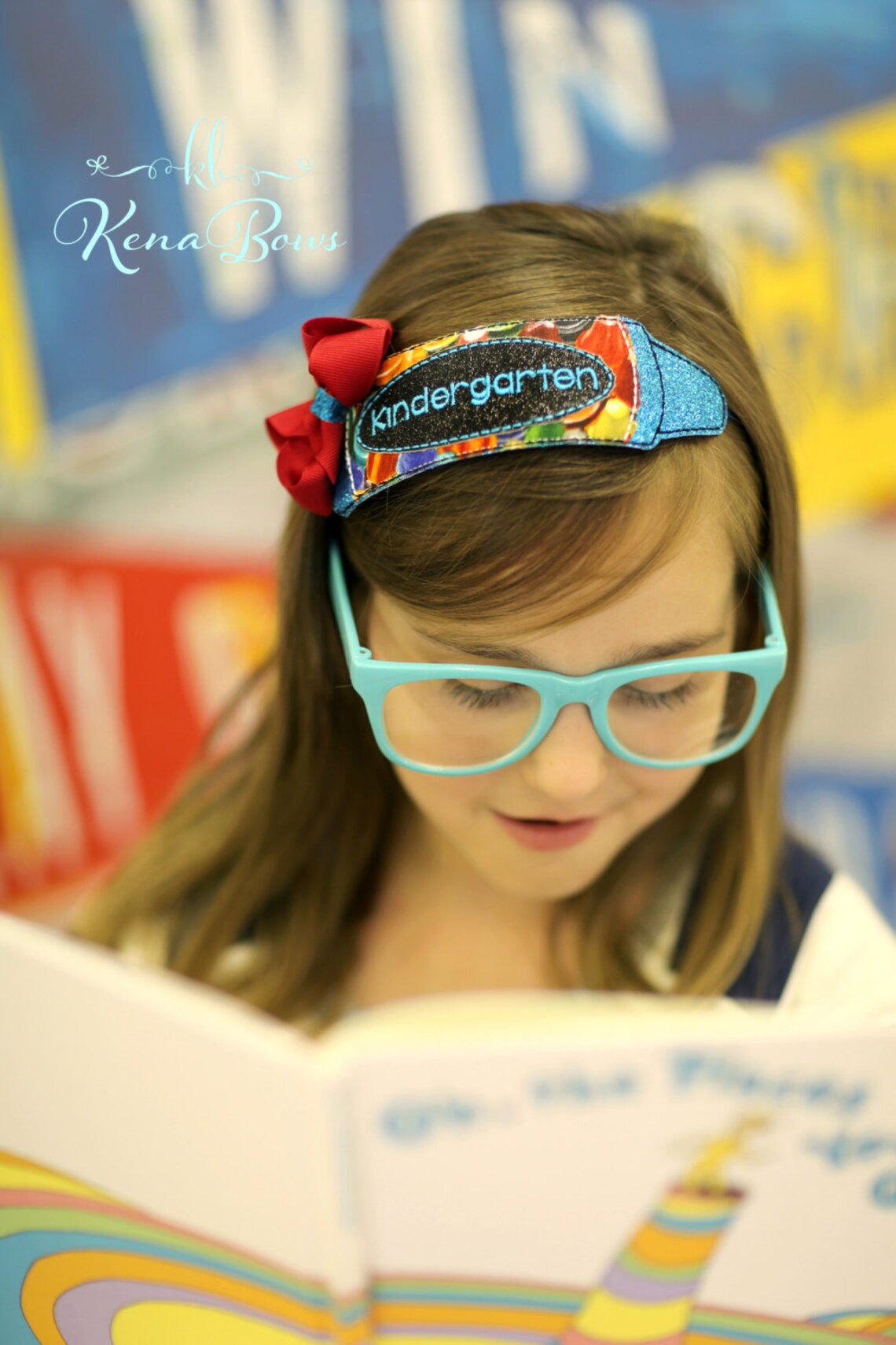 School Headband Personalized Pink Crayon Headband Pre-k - Etsy