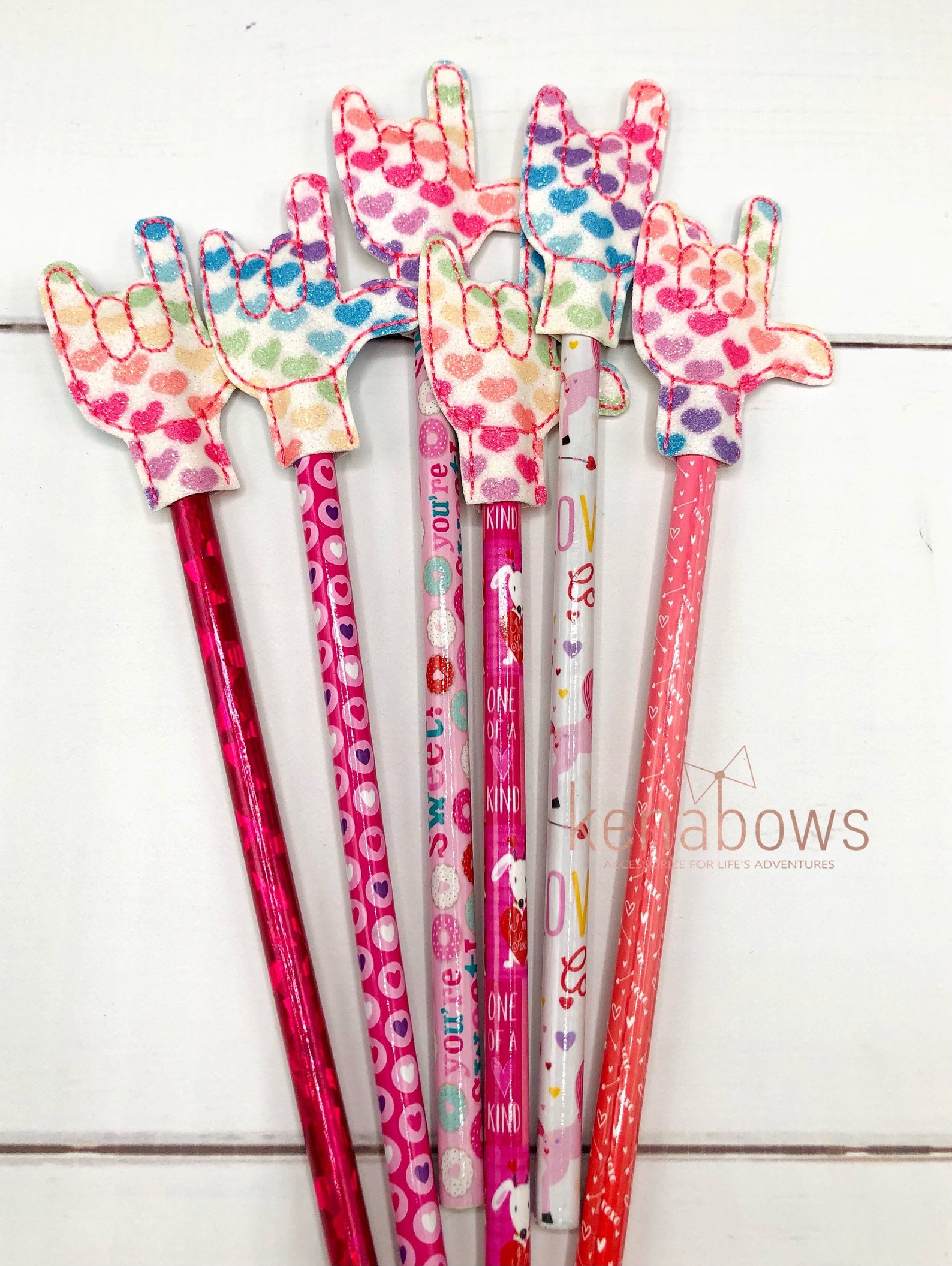 Classroom Valentine Favors Valentine Pencils Toppers - Etsy