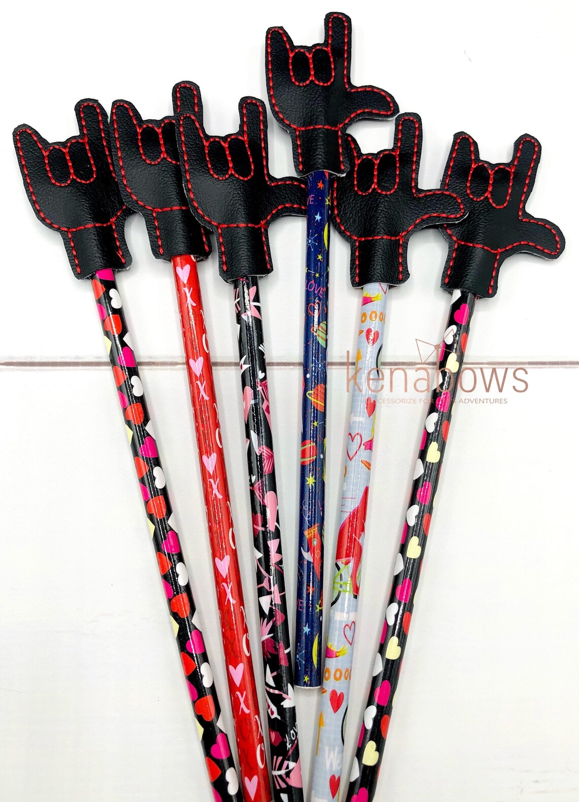 Classroom Valentine Favors Valentine Pencils Toppers - Etsy