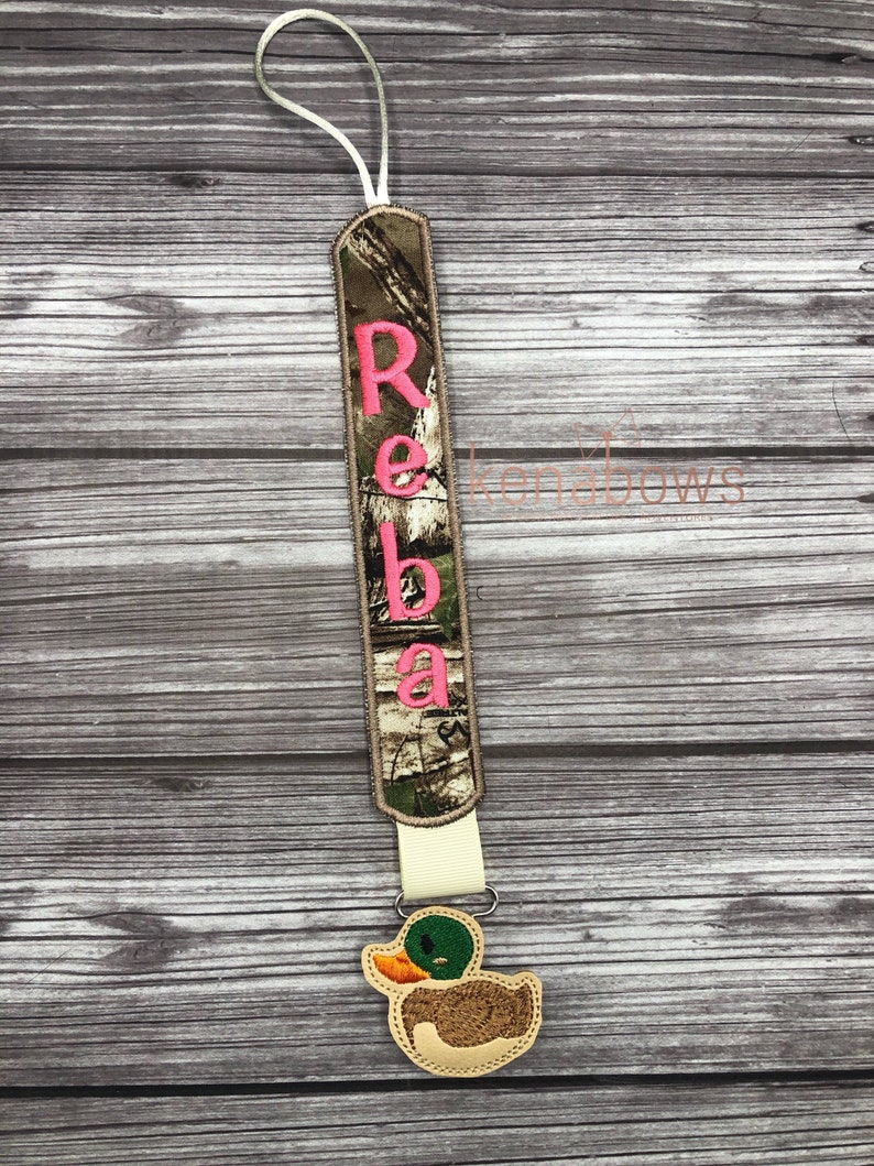 Camo Duck Pacifier Clip Camoflauge Hunter Baby Boy Baby - Etsy