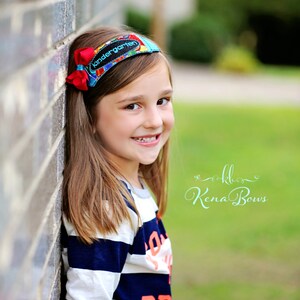 School Headband: Embroidered Crayon Headband, Pre-k, Preschool ...