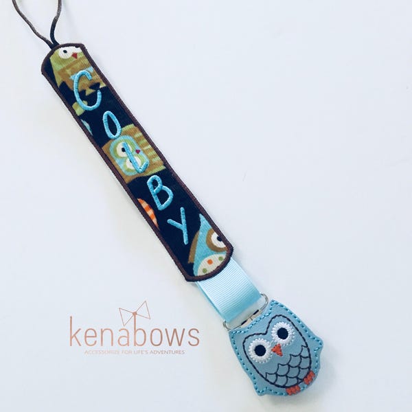 Owl Pacifier Clip - Etsy