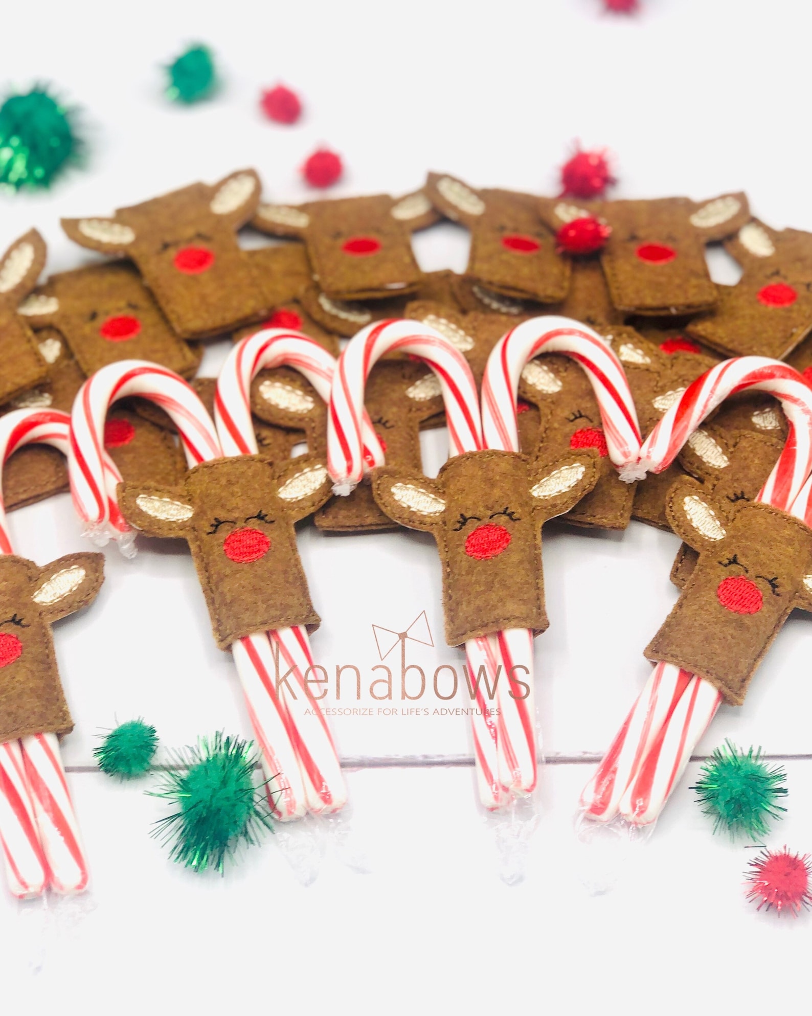 Candy Cane Holders Reindeer Teacher Gifts School Gifts - Etsy