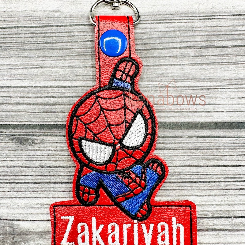 Spiderman Name Tags - Etsy