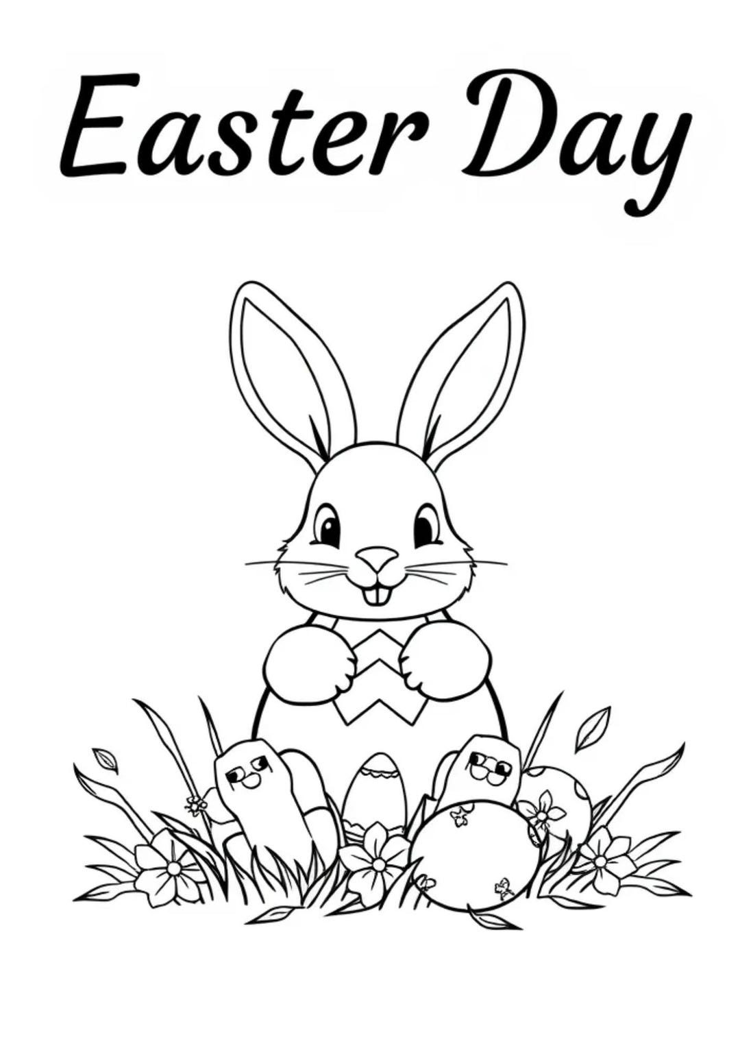 Easter Coloring Book for Kids | Fun Printable Activity | Digital ...