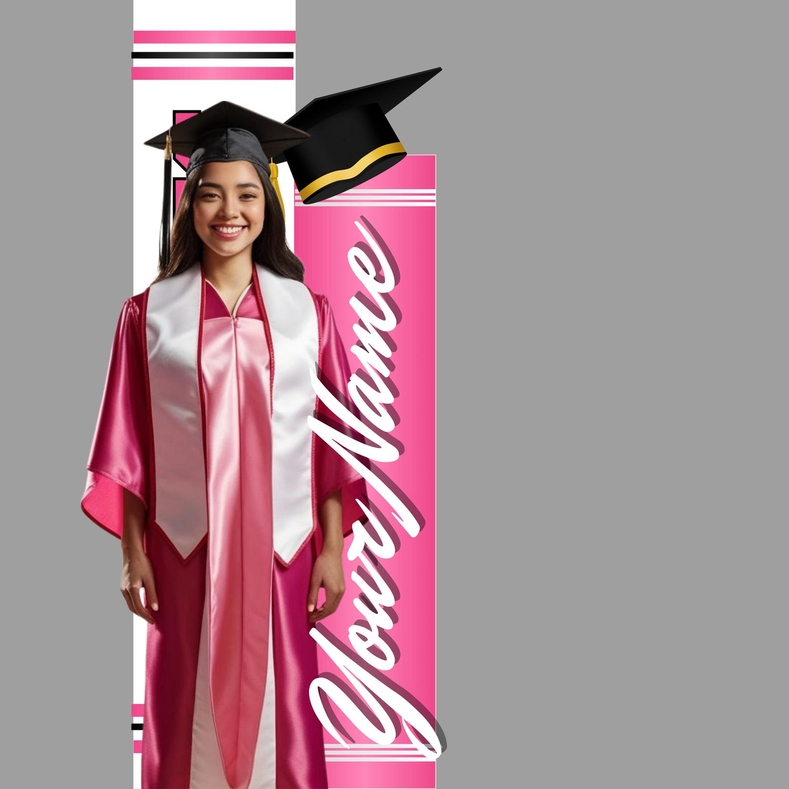 Editable Graduation Arch Canva Template | Entryway Arch Design ...