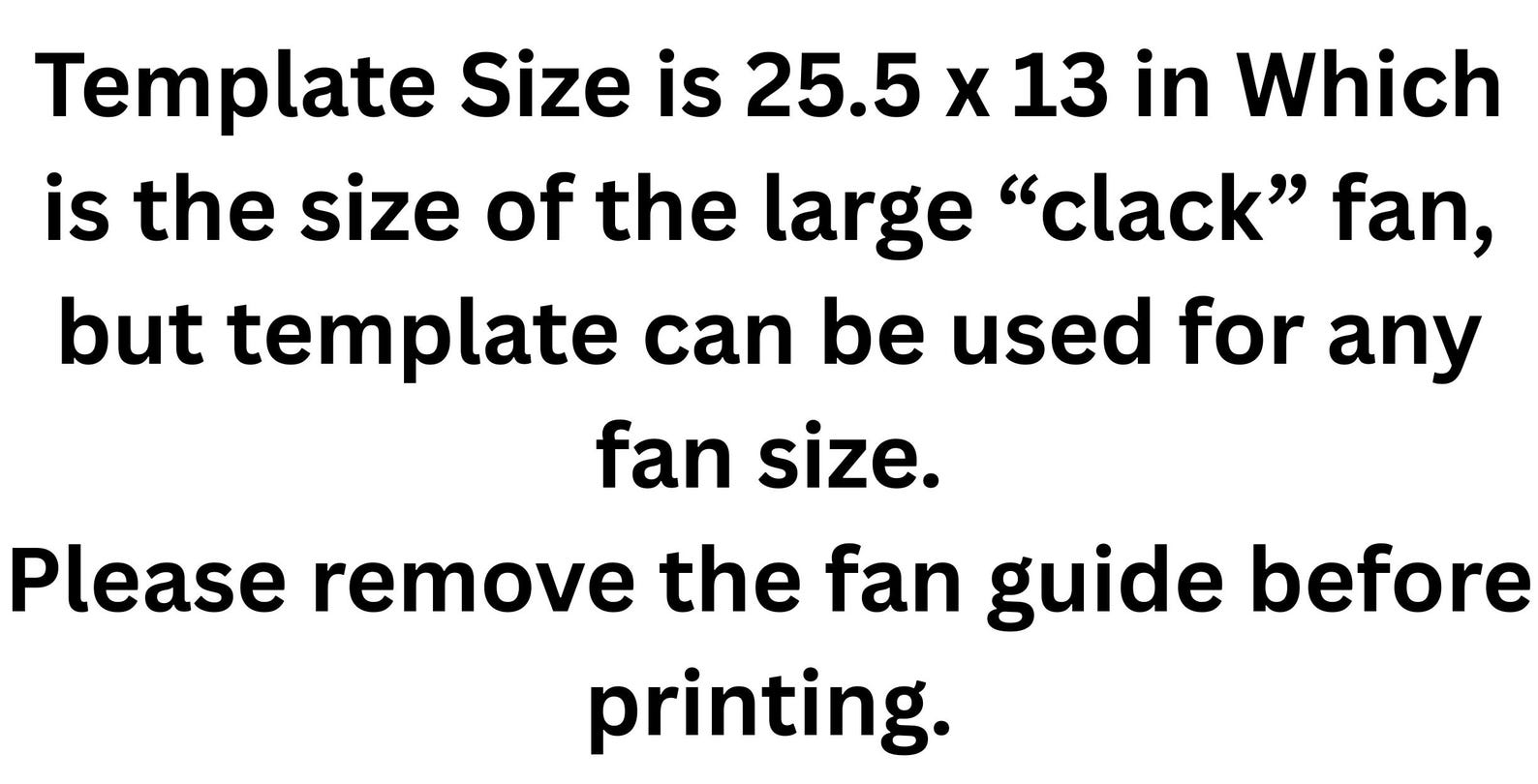 Editable Clack Fan Template | 25.5x13 in Canva Template | Graduation ...
