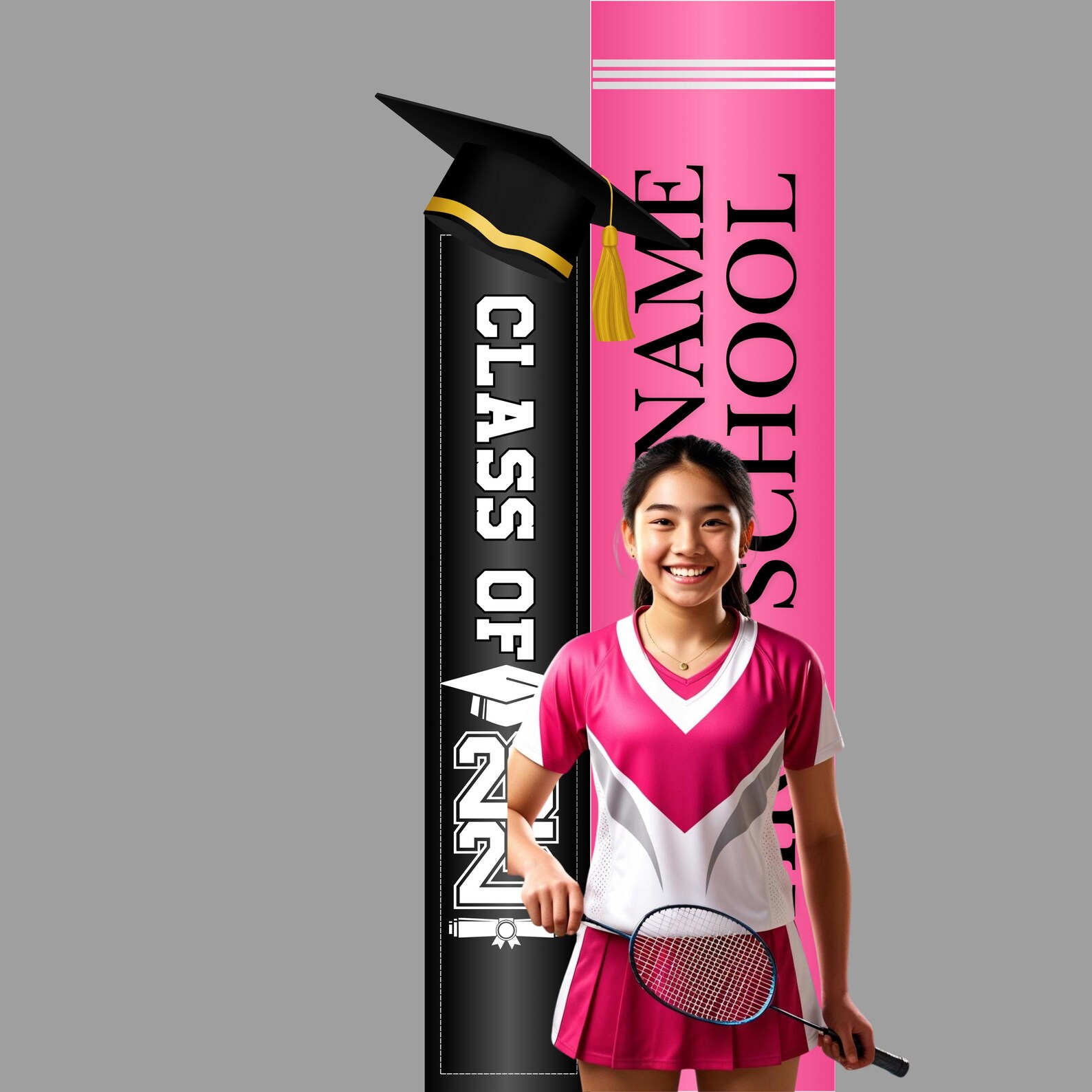 Editable Graduation Arch Canva Template | Entryway Arch Design ...