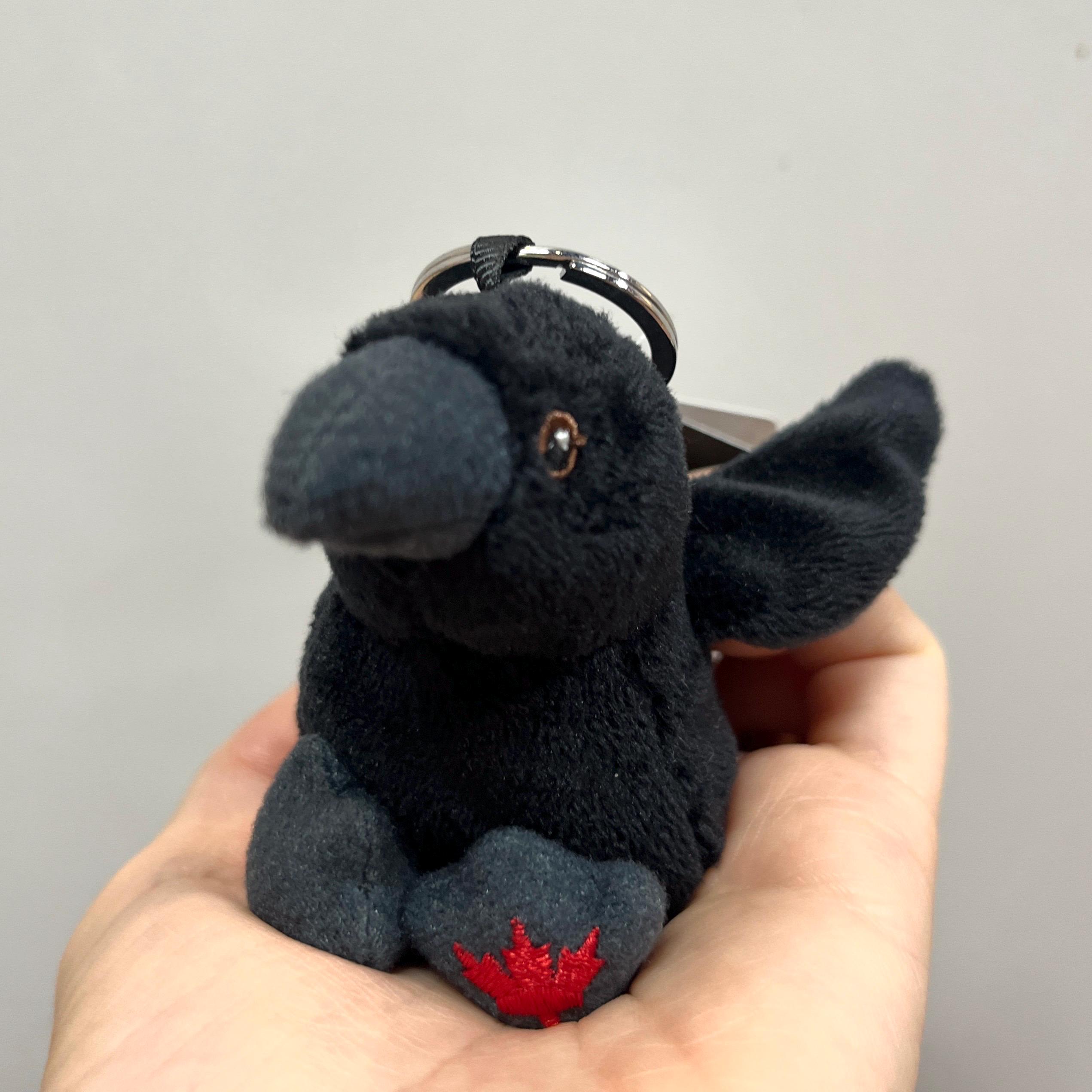 Raven Crow Keychain Mini Keyring Plush Cute Plush Bag Charm Canada - Etsy