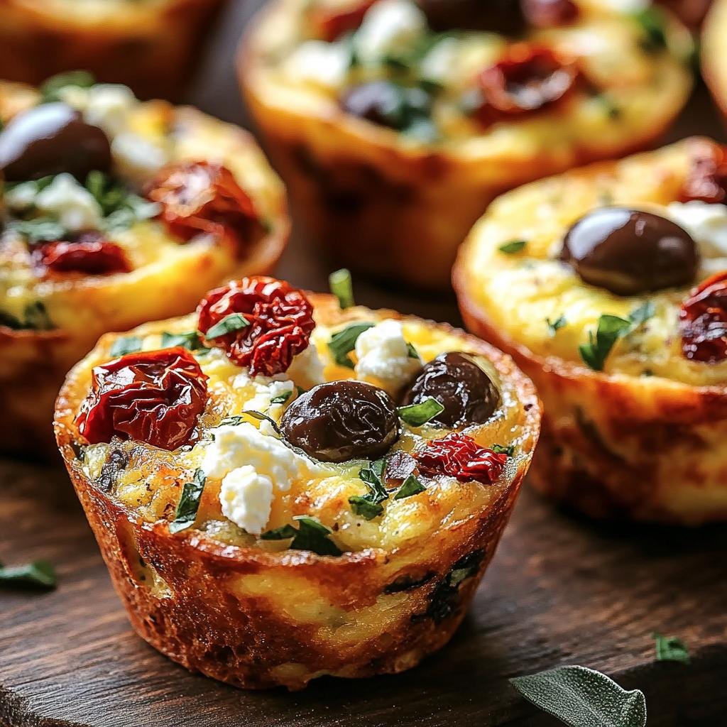 BEST RECIPE for Mediterranean Egg Muffins With Sun-dried Tomatoes ...