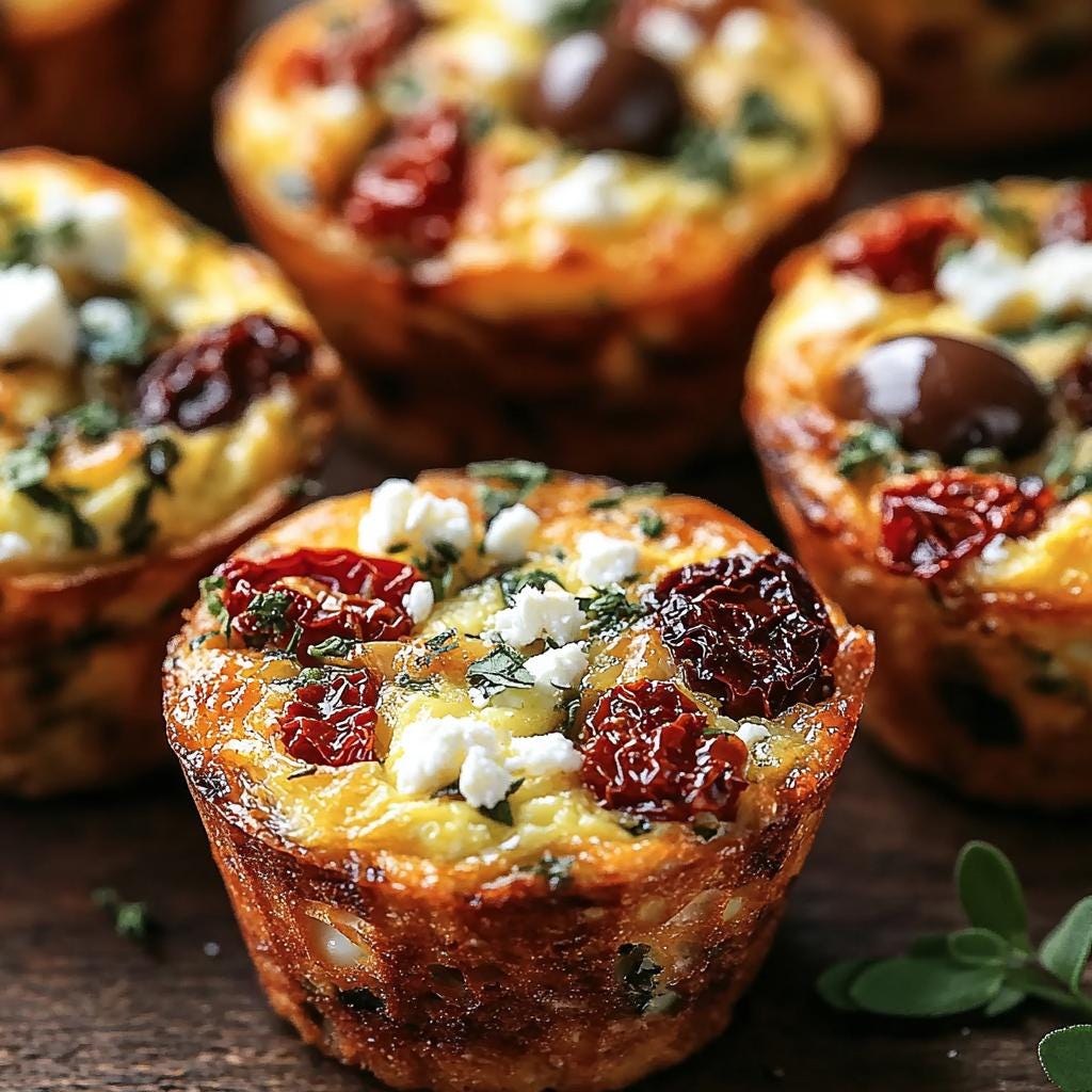 BEST RECIPE for Mediterranean Egg Muffins With Sun-dried Tomatoes ...