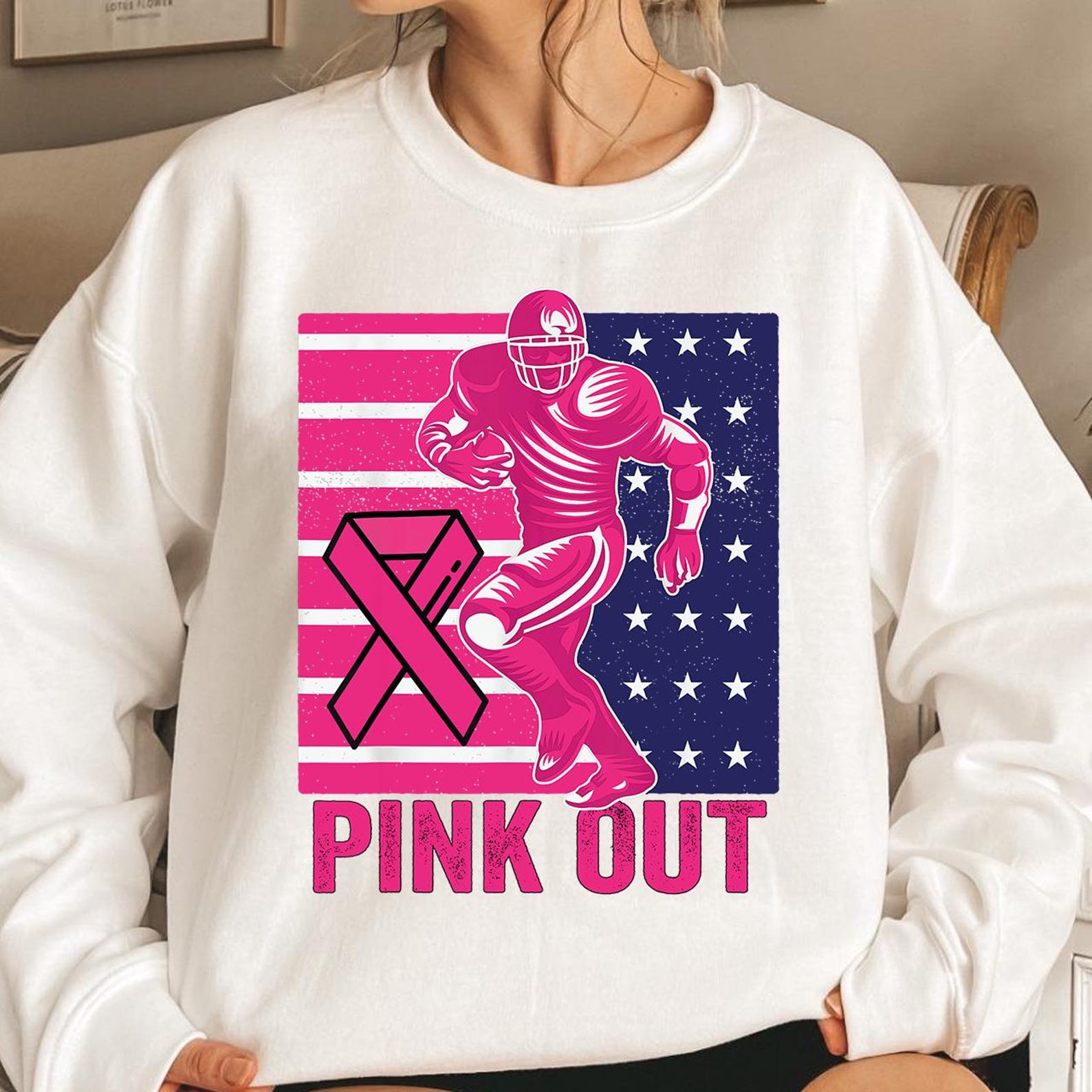 40+ Pink Out PNG Bundle, Breast Cancer Awareness Preppy Ribbon Cheer ...