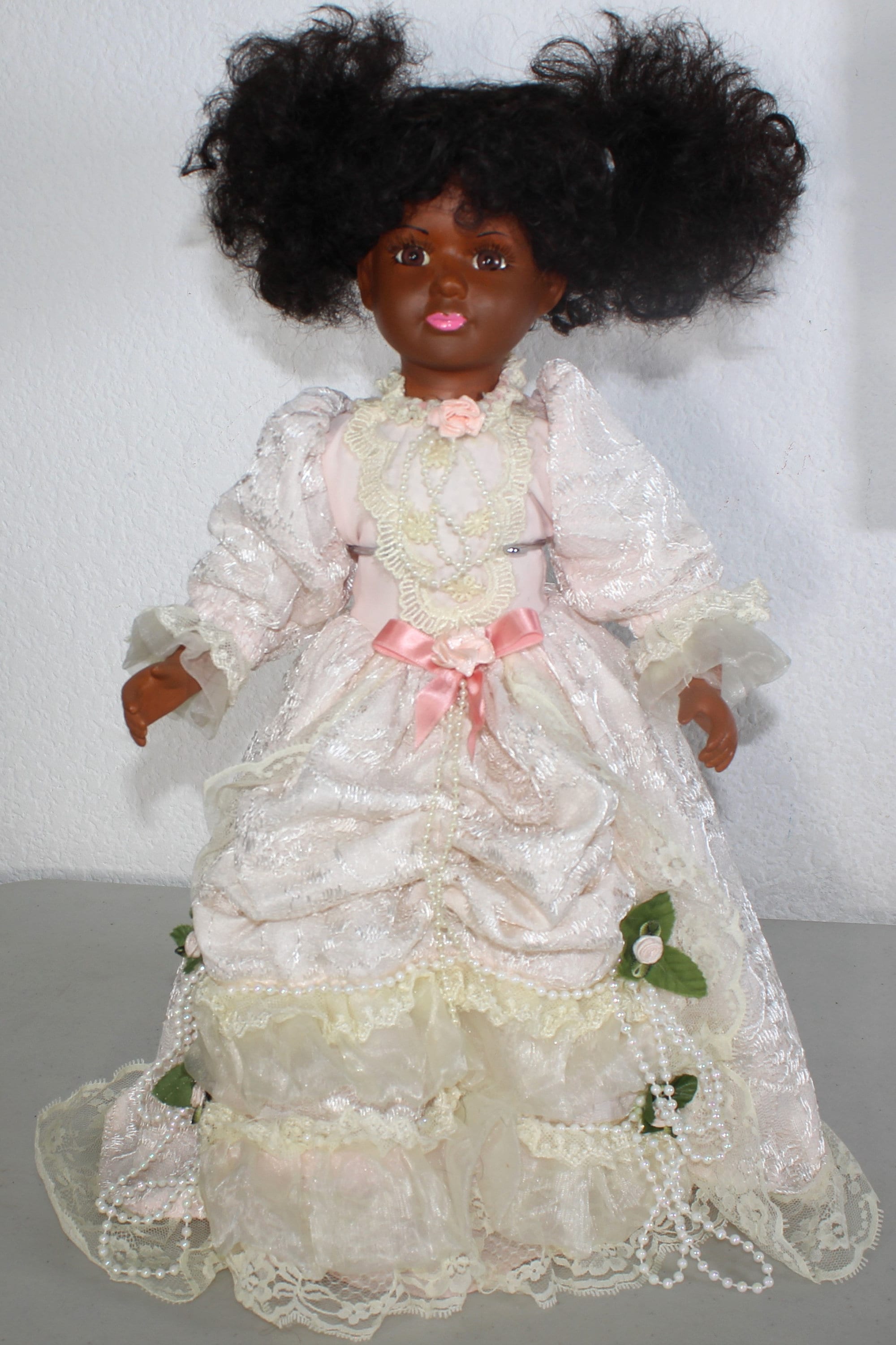 Porcelain African American Doll 16 ERASTA 22 - Etsy