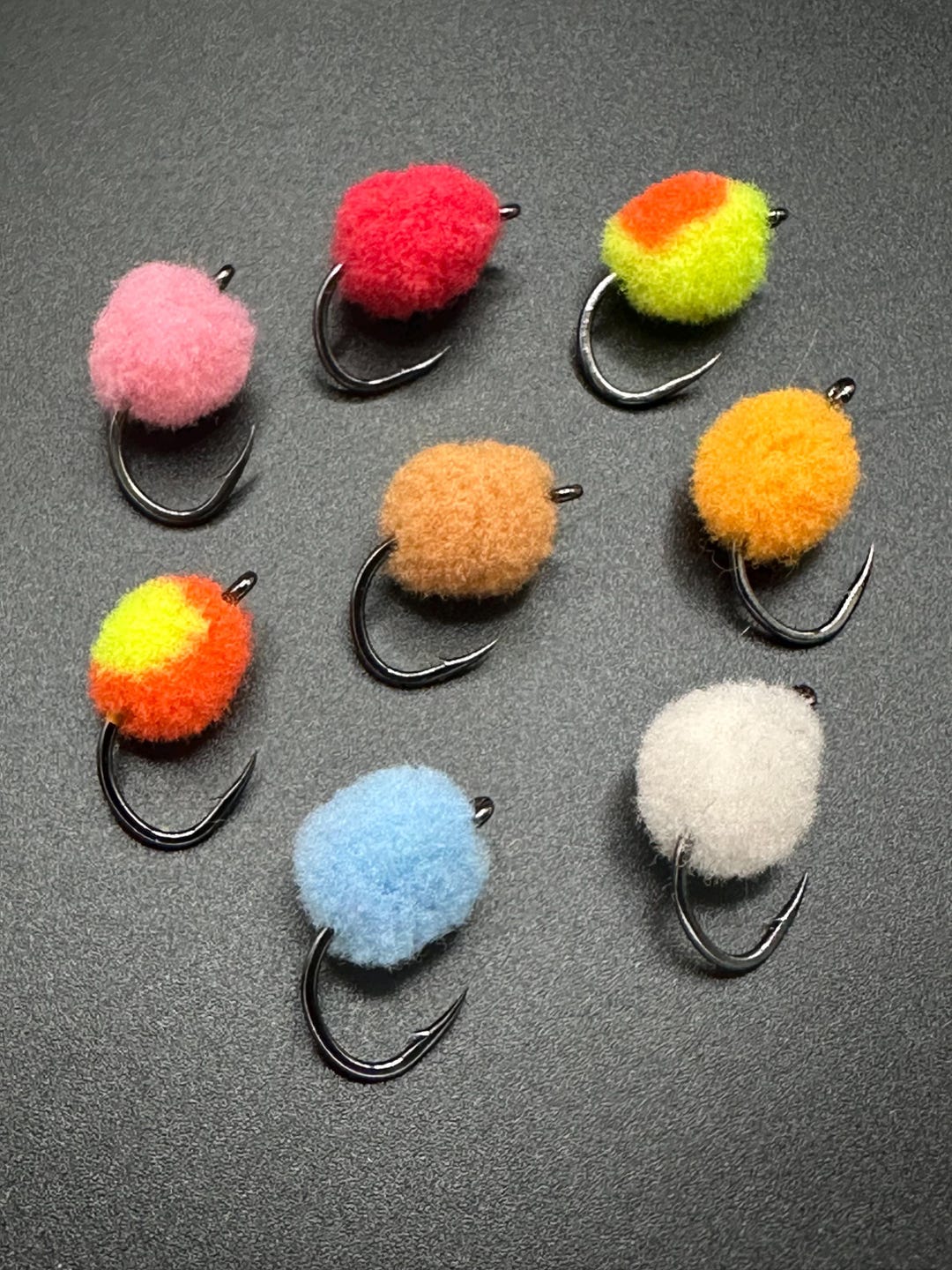 Glo Bug Egg Flies | 12-pack - Etsy