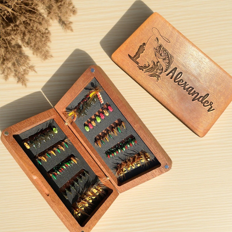 Engraved Fishing Box, Laser Engraved Jig Box, Fishing Gear ...
