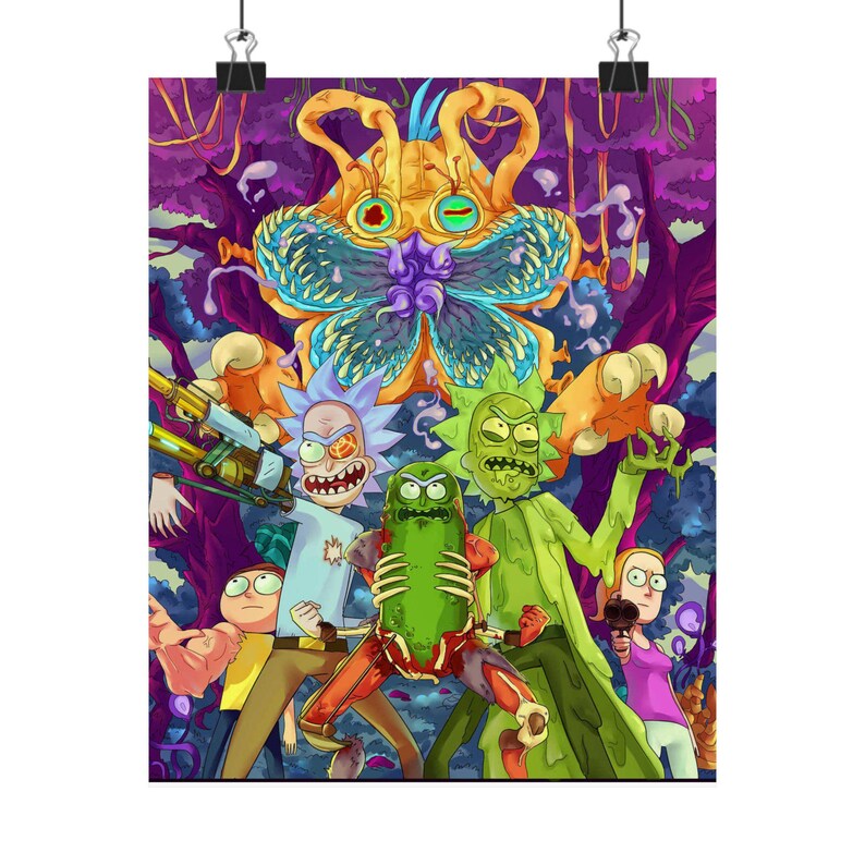 Rick & Morty Poster - Etsy