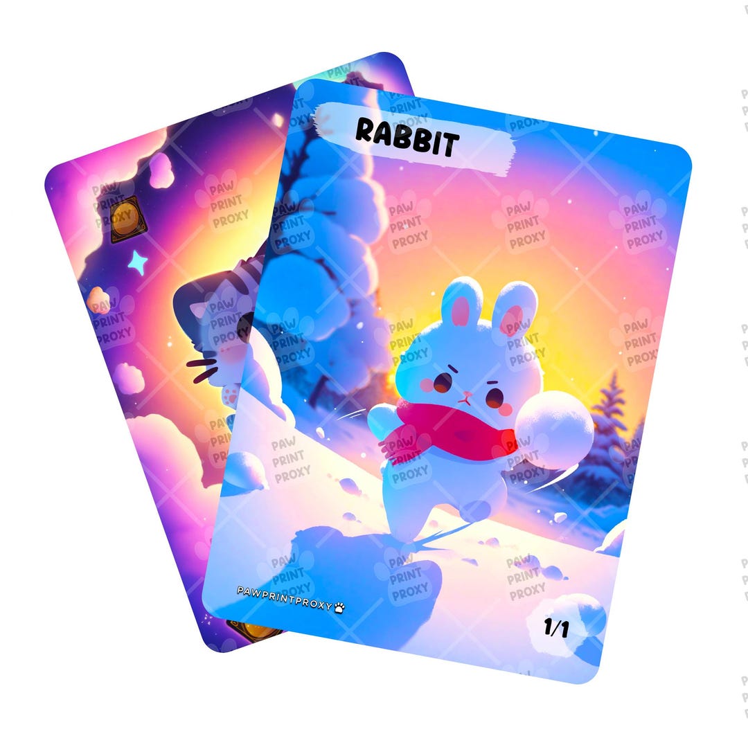 1/1 Rabbit Token for MTG - Etsy