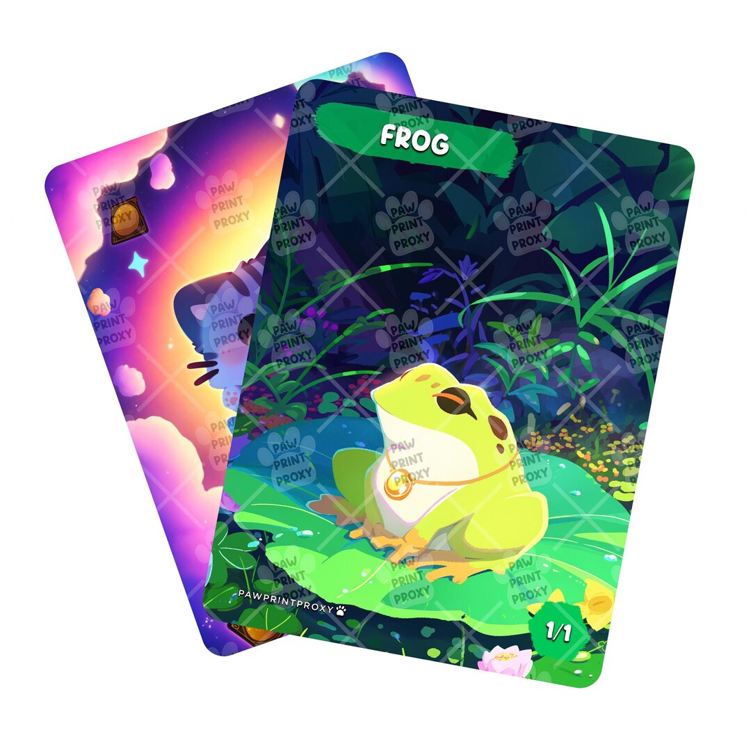 Frog 1/1 Token for MTG - Etsy