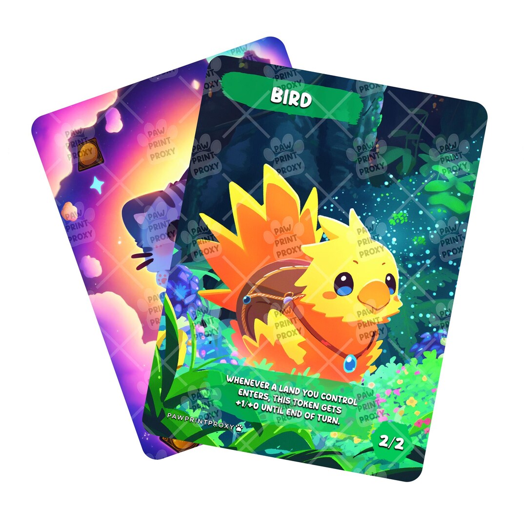 Bird 2/2 Token for MTG - Etsy