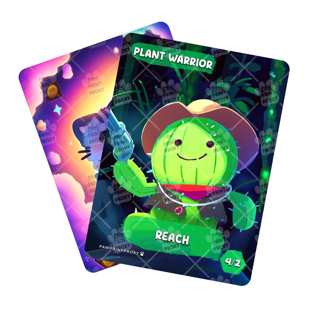 Plant Warrior 4/2 Token for MTG - Etsy