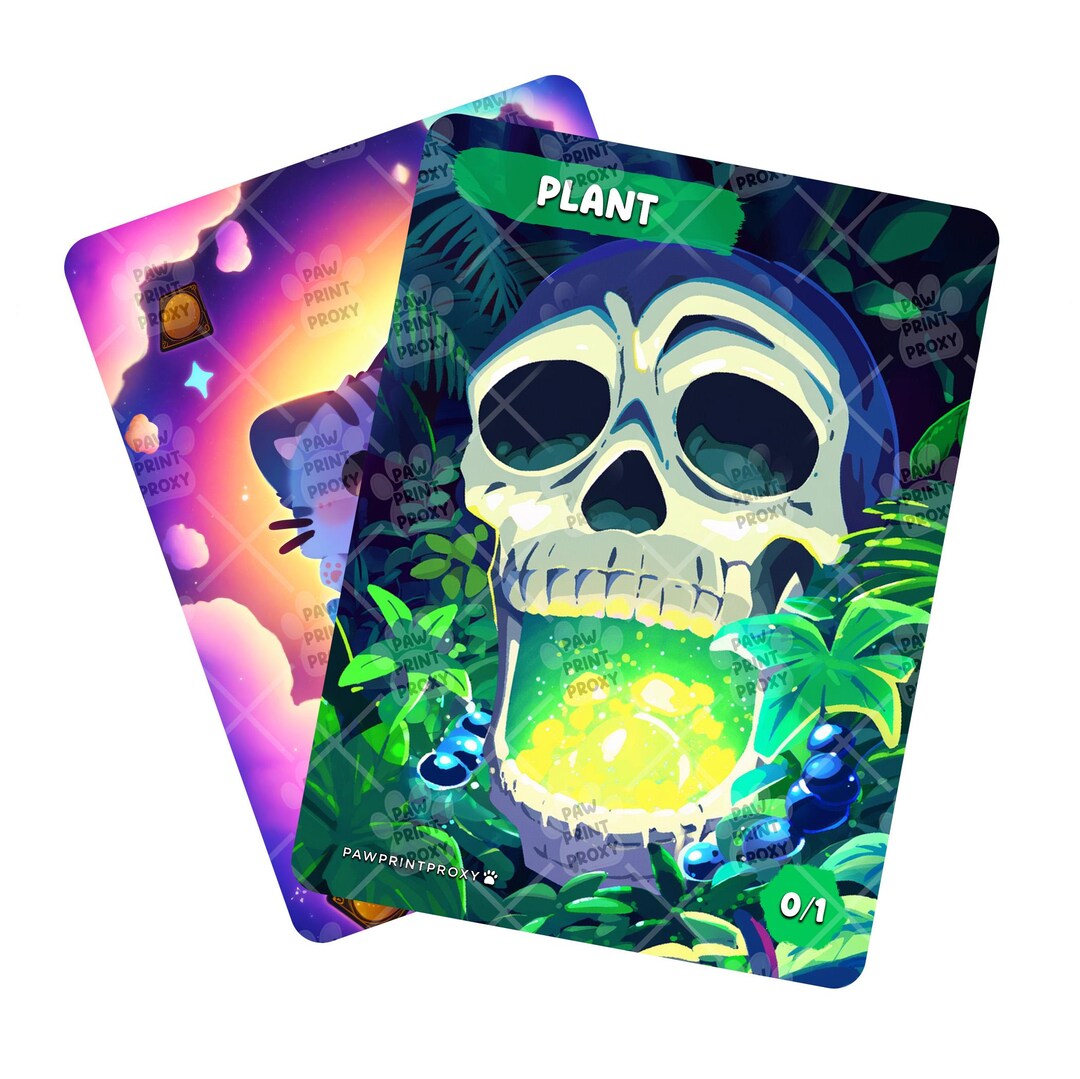 Plant 0/1 Token for MTG - Etsy