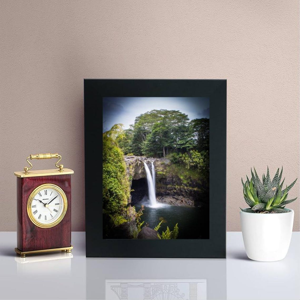 Nature's Prism- Rainbow Falls Hawaii - Landscape Photography, Digital ...