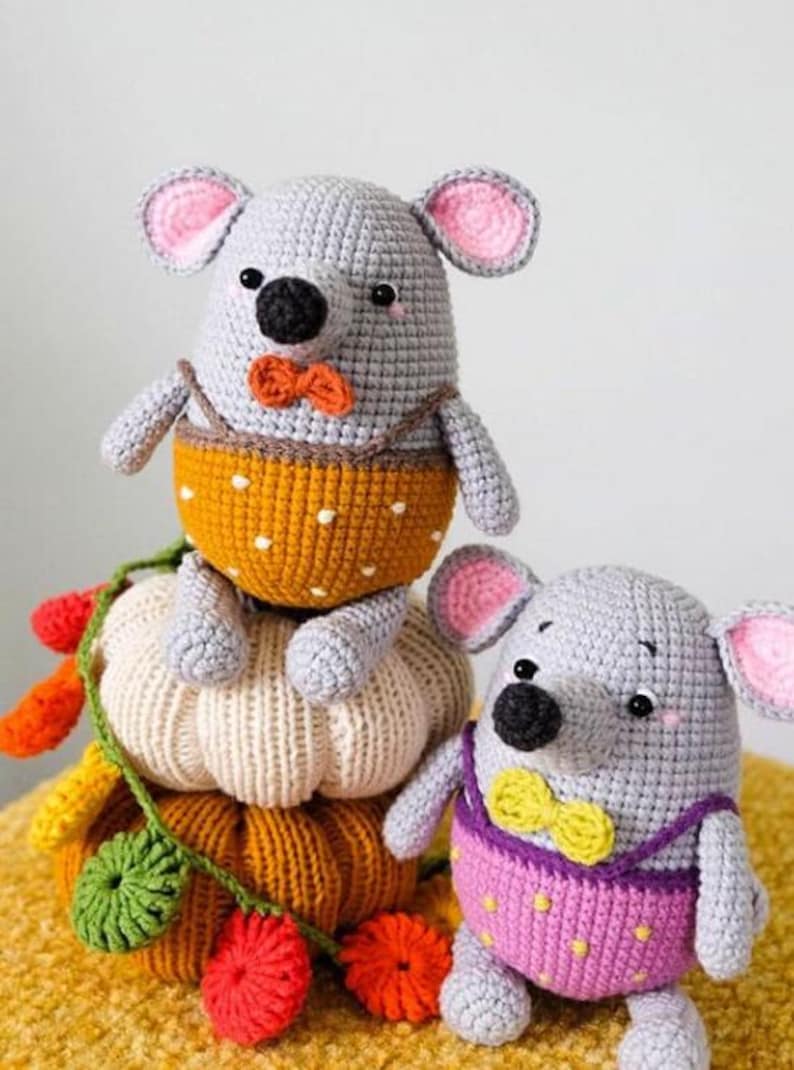 Little Mouse Li PDF Crochet Pattern, Little Mouse PDF, Crochet Overall ...