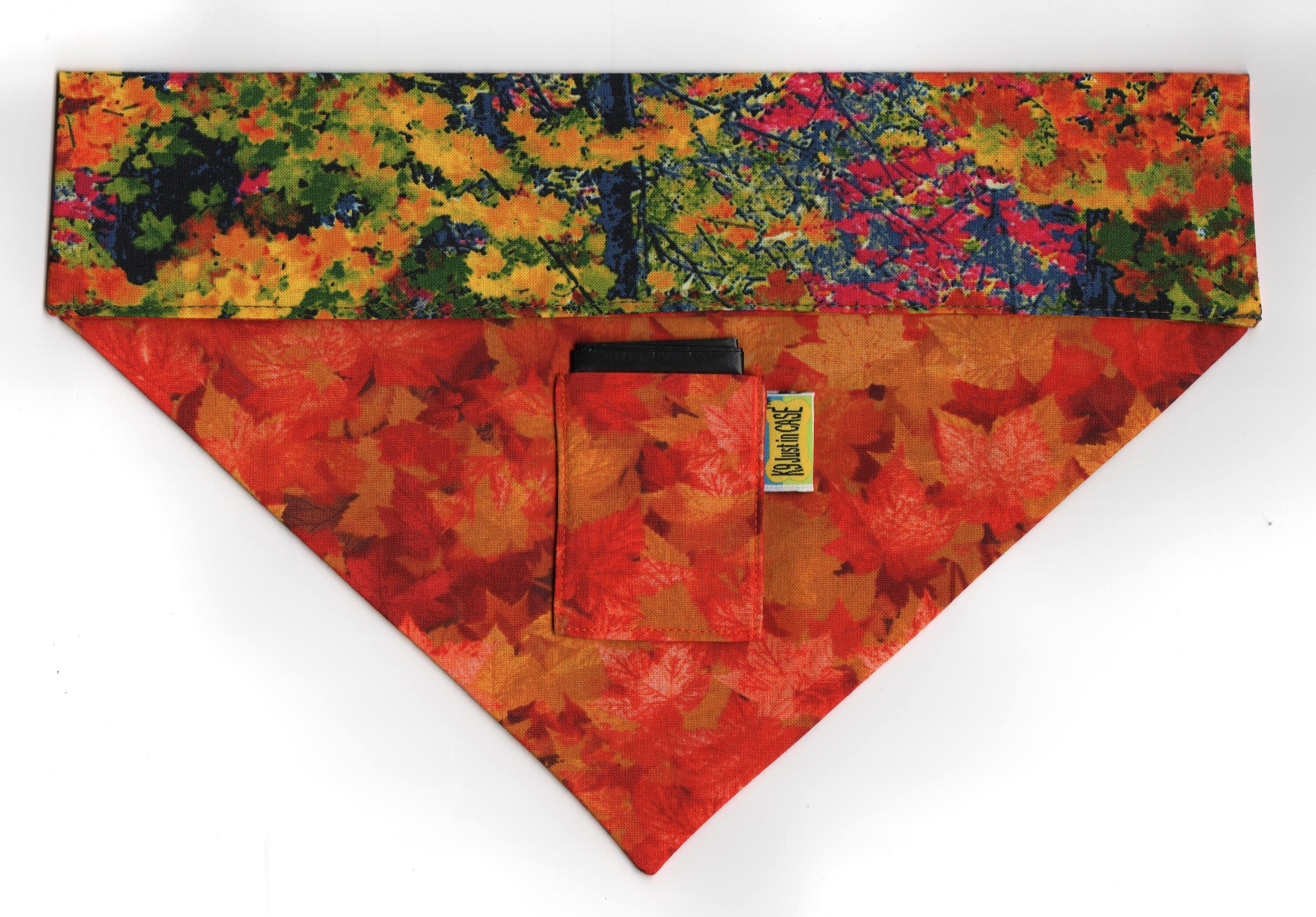 FALL LEAVES Dog Bandana Bandana with a Pocket Reversible - Etsy.de
