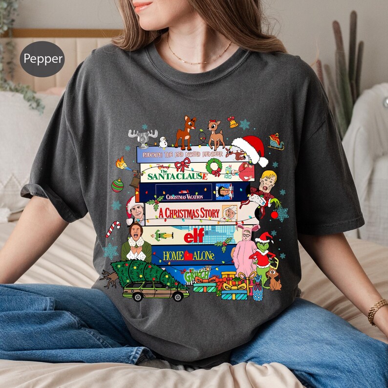 Christmas Movies PNG, Funny Holiday Movie Quotes Design, Green ...